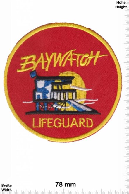 Baywatch Baywatch - Lifeguard - round - XLpatches