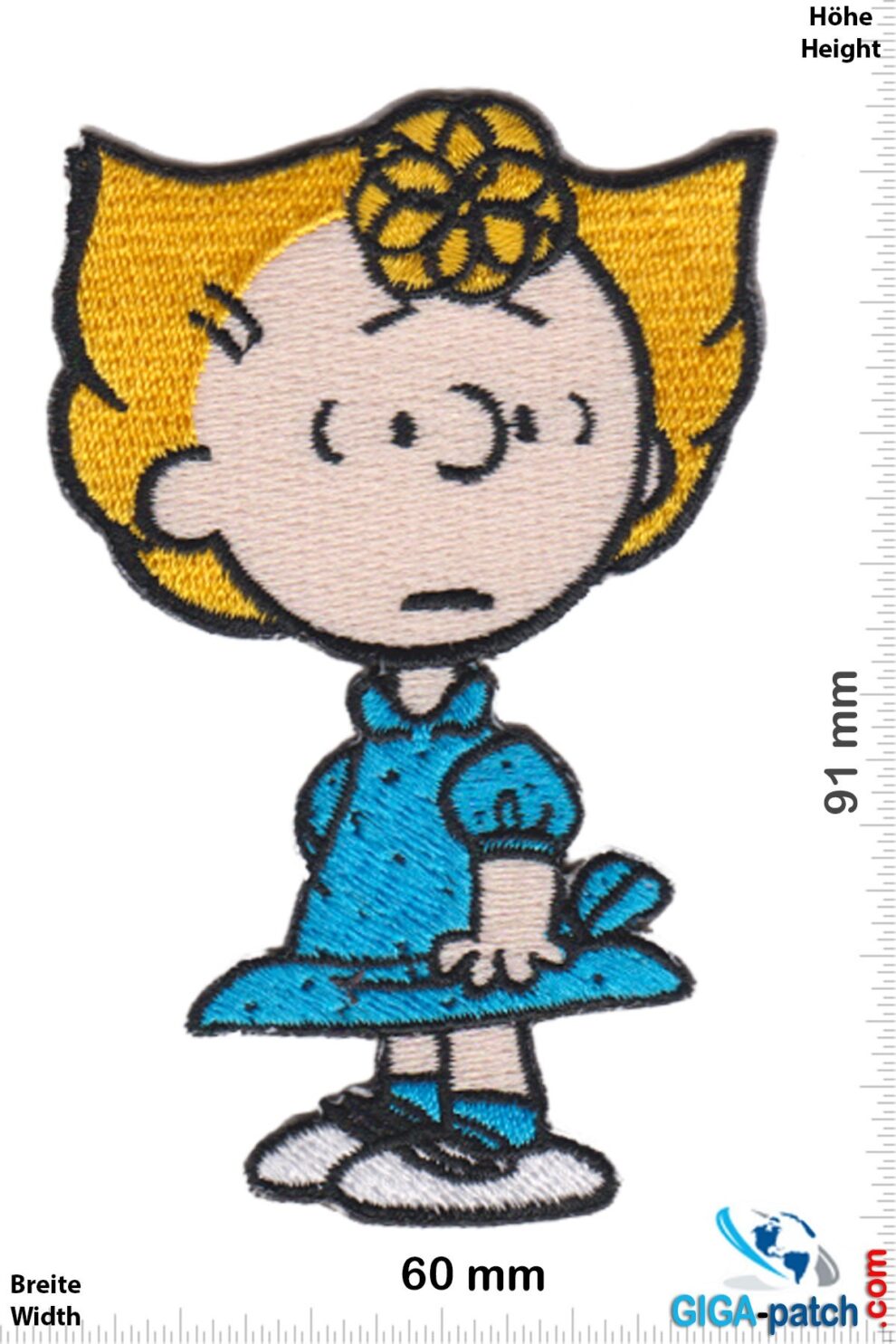 Snoopy Snoopy - Sally blue - The Peanuts - XLpatches