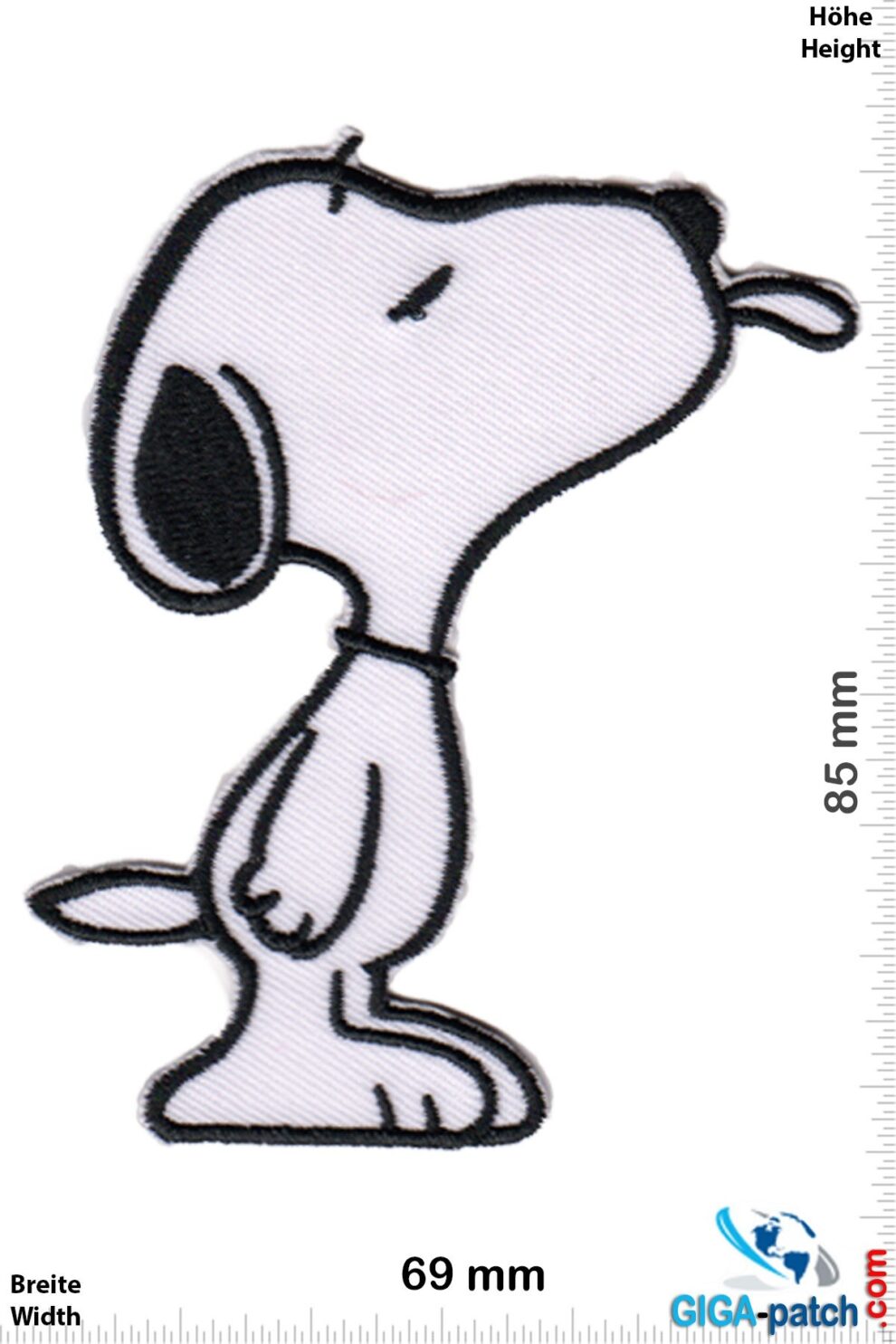 Snoopy Snoopy - Stick out tongue - The Peanuts - XLpatches
